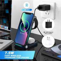 China AMJOR AJ-B35 3 in 1 Wireless Charger 10W Power Bank for iPhone Apple Watch AirPods for sale