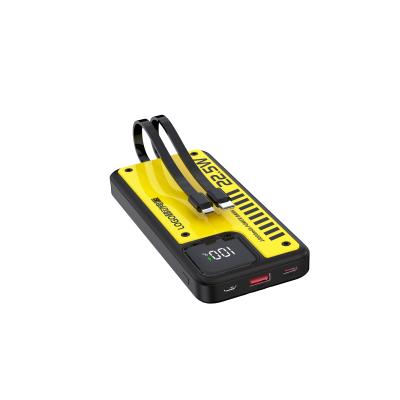 China 22.5W 10000mAh Portable PD Power Bank with Fast Charging Technology for sale