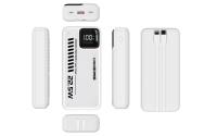 China 20000mAh Portable Fast Charging Power Bank with Built In USB C and Lightning Cables 20W Input for sale