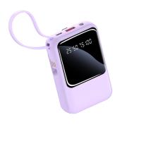 China Amjor AJ-S8PL 20W Built In Cable Power Bank 10000mAh with LED Indicator for sale