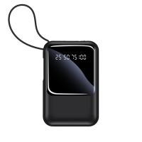 China Fast Charging 22.5W Power Bank with Built-in Type C Cable 10000mAh Portable for sale