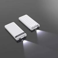 China Universal Outdoor Power Bank 10000mAh with Built-in Cable and Lightning Output 5V/2.4A for sale
