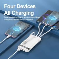 China Universal Outdoor Power Bank 10000mAh with Built-in Cable and Lightning Output 5V/2.4A for sale