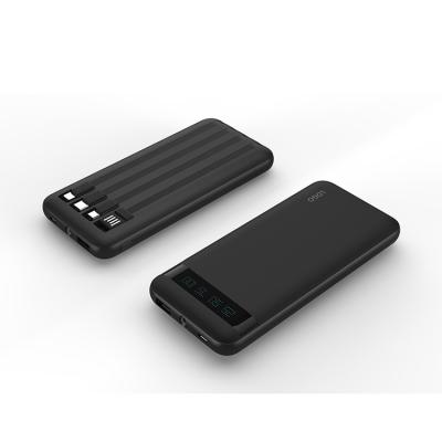 China Built In Cable Power Bank 22.5W PD Fast Charging 10000mAh Outdoor Portable Universal for sale