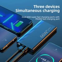 China 22.5W Quick Charge Power Bank 10000mAh Polymer Cell USB Type C Output for sale