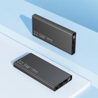 China 10000mAh PD Power Bank 22.5W Fast Charging Metal Housing Portable Phone Charger for sale