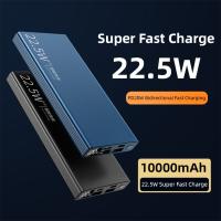 China 10000mAh PD Power Bank 22.5W Fast Charging Metal Housing Portable Phone Charger for sale