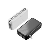 China 20000mAh White Wall Plug Power Bank for Multiple Devices for sale