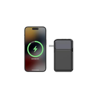 China 10000mAh Wall Plug Power Bank Portable Charger 5V 2A Li-Polymer White Black for sale