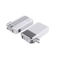 China Amjor AJ-S8PL 20000mAh Portable Fast Charging Power Bank with Built In Type C Cable CE Approved 22.5W PD for sale