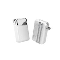 China Amjor AJ-S8PL Portable Power Bank 22.5W PD Built-in Cable Fast Charging 10000mAh Outdoor for sale