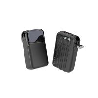 China Amjor AJ-S8PL Portable Power Bank 22.5W PD Built-in Cable Fast Charging 10000mAh Outdoor for sale