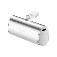 China Mini Leather Power Bank 4500mAh 5V 2.1A Output Tail Plug Portable Charger Gift for sale
