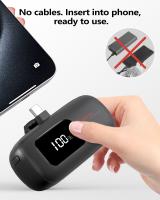 China Mini Capsule 5000mAh 20W Type-C Portable Charger for iPhone 15 and Android for sale