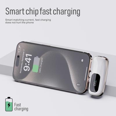 China 5000mAh Ultra-Compact Capsule Power Bank Portable Charger for Smartphones for sale