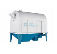 China Stainless Steel Double Decks Drum Cleaner 1000kg/H SWQYS Series for sale