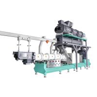 China Double Screw Floating Fish Feed Pellet Making Machine 8-12t/h Capacity Fish Feed Pellet Mill for sale