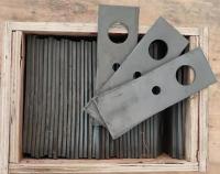 China Hammer Mill Beater Spare Parts | 65Mn Alloy Steel | Compatible with Muyang Famsun | animal-feedmachine.com for sale