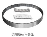 China Q235 Alloys Ring Gear Parts for Aquatic Feed Grinding Machine for sale