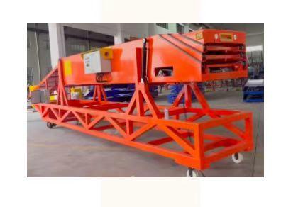 China High-Efficiency  Movable Telescopic Belt Conveyor for Feed Processing Lines for sale