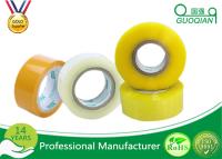 China 80M Length Clear Water Resistant Bopp Adhesive Tape High Temperature for sale