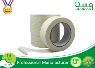 China Low Adhesive White Colored Masking Tape  Length Single Side for sale