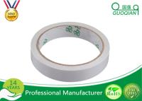 China White / Yellow Color Double Side adhesive Tape Oil Based Hot Melt Adhesive Tape for sale