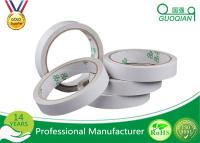 China White / Yellow Color Double Side adhesive Tape Oil Based Hot Melt Adhesive Tape for sale