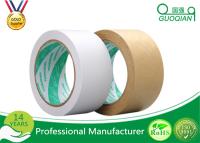 China Reinforced White / Brown Kraft Tape , Custom Adhesive Printed Kraft Tape 1-60mic Thickness for sale