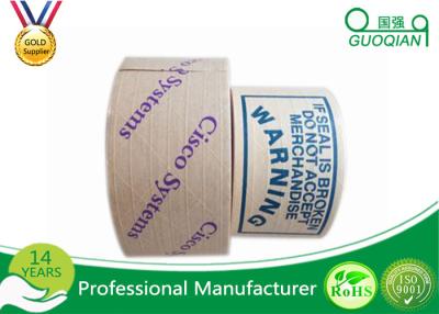 China Self Adhesive Kraft Paper Tape water activated 1-60mic Thicknes for sale