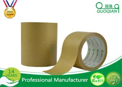 China Brown Kraft Packing Tape Antistatic Coated With Pressure Sensitive for sale