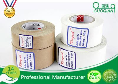 China Self Adhesive Custom Printed Kraft Tape Environment Protection for sale