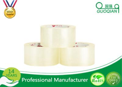 China Custom Printed Crystal Clear Tape , Self Adhesive Transparent Waterproof Tape for sale