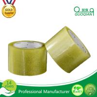 China Custom Quiet Transparent Packing Tape , Personalized Rubber Adhesive Tape Free Sample for sale