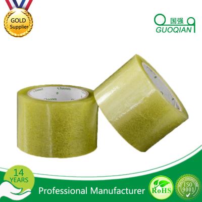 China Custom Quiet Transparent Packing Tape , Personalized Rubber Adhesive Tape Free Sample for sale