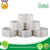 China Strong Adhesive White Silent Packing Tape , Clear Custom Masking Tape for sale
