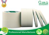 China Custom Printed Colored Masking Tape White Silicone Adhesive  Length for sale