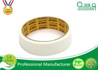 China Custom Printed Colored Masking Tape White Silicone Adhesive  Length for sale