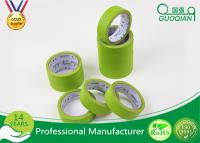 China High Temperature Green Masking Tape 1 Inch Textured Material No Glue Residue for sale