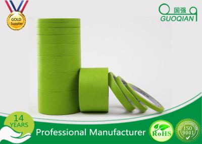 China High Temperature Green Masking Tape 1 Inch Textured Material No Glue Residue for sale