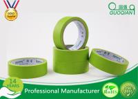 China High Temperature Green Masking Tape 1 Inch Textured Material No Glue Residue for sale