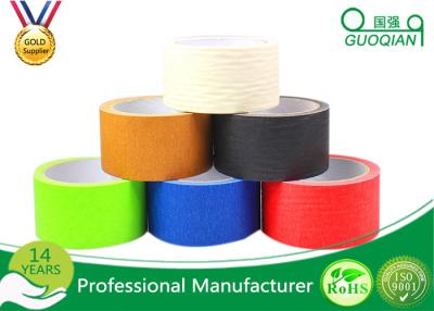 China Multi Colored  Masking Tape Adhesive , Natural Rubber Tape 36mm X 55m for sale