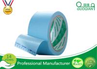 China Adhesive Waterproof Colored Bule Masking Tapes Auto Painting Paper Masking Tape for sale