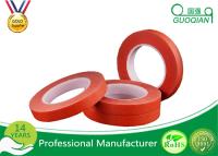 China Quality product Red crepe paper Maksing Tape For Automotive painting decoration 75mm Width for sale