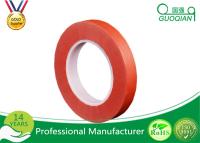 China Quality product Red crepe paper Maksing Tape For Automotive painting decoration 75mm Width for sale
