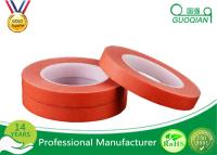 China Quality product Red crepe paper Maksing Tape For Automotive painting decoration 75mm Width for sale