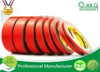 China Red Color Double Sided Window Foam Tape , PE Acrylic Foam Tape 20MM X 50M for sale