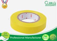 China Yellow Coloured PVC Insulation Electrical Tape For Cable Wrapping 0.1mm 0.15mm 0.18mm Thickness for sale