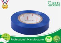 China Blue PVC Waterproof Insulation Tape Electrical , High Voltage Electrical Tape Heat Resistant for sale