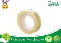 China Smooth Clear Color Code Tape , Water Based Transparent Bopp Tape Pressure Sensitive for sale